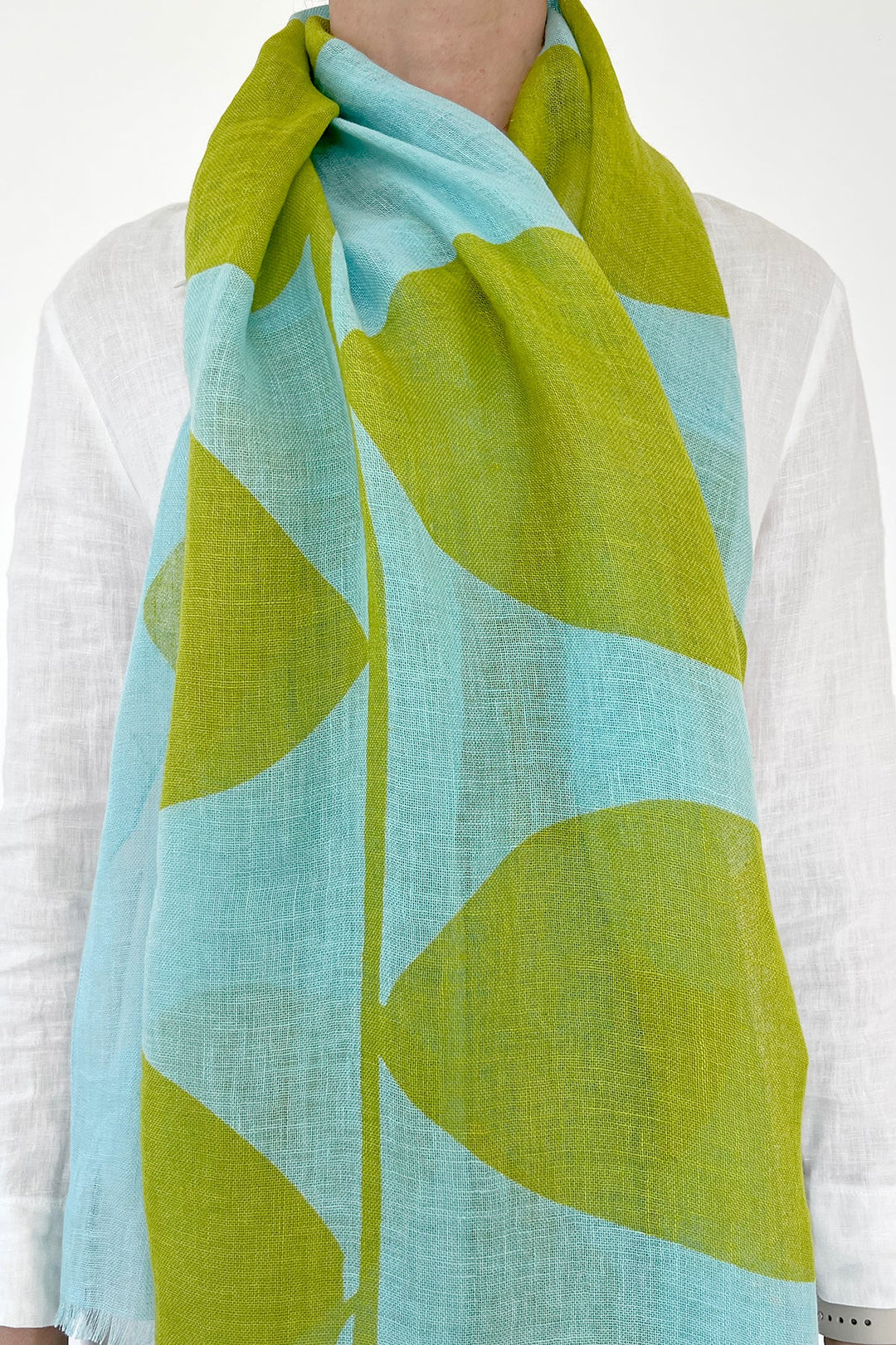 Printed Cotton, Linen & Wool Scarves – See Design